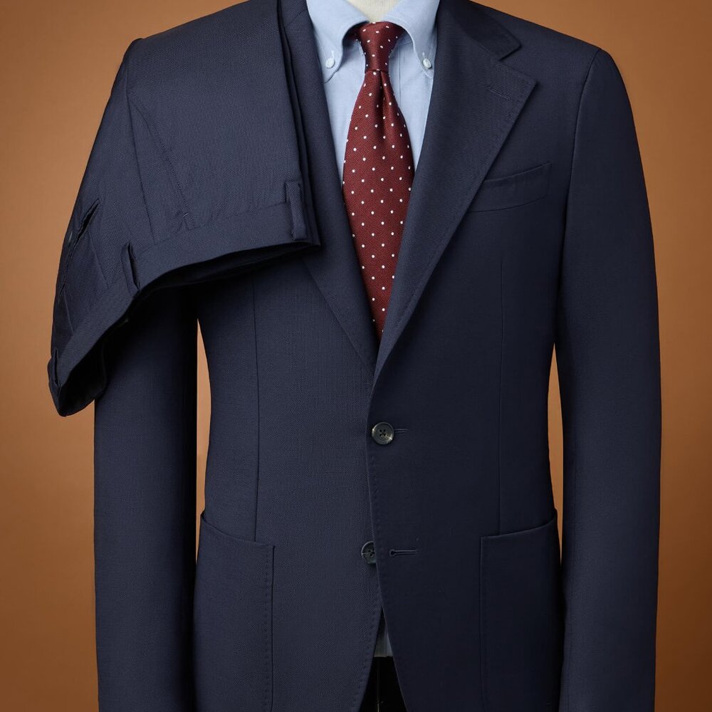Spier & Mackay | Suits & Blazers | Spier Mackay Navy Hopsack Wool ...